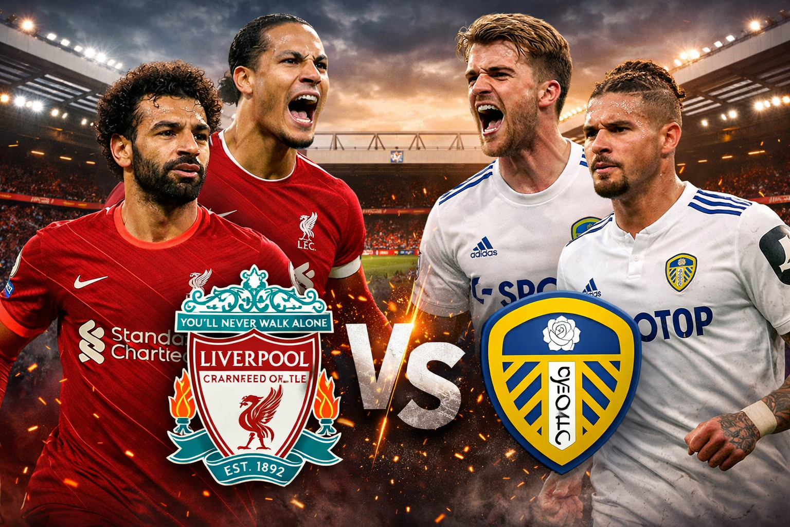 Liverpool vs Leeds United: Match Preview, Head-to-Head, Prediction & K ...
