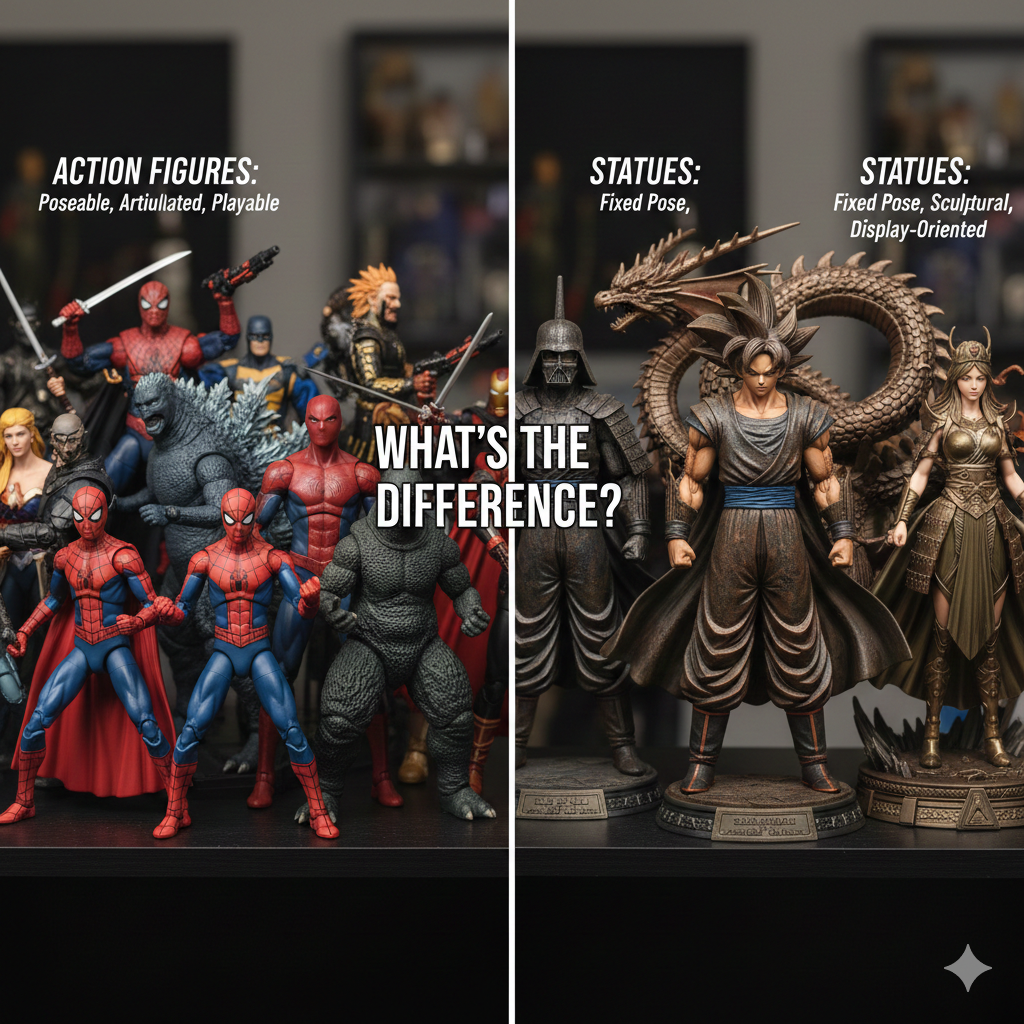 Action Figures vs Statues: What’s the Difference? – Ruvido Caso