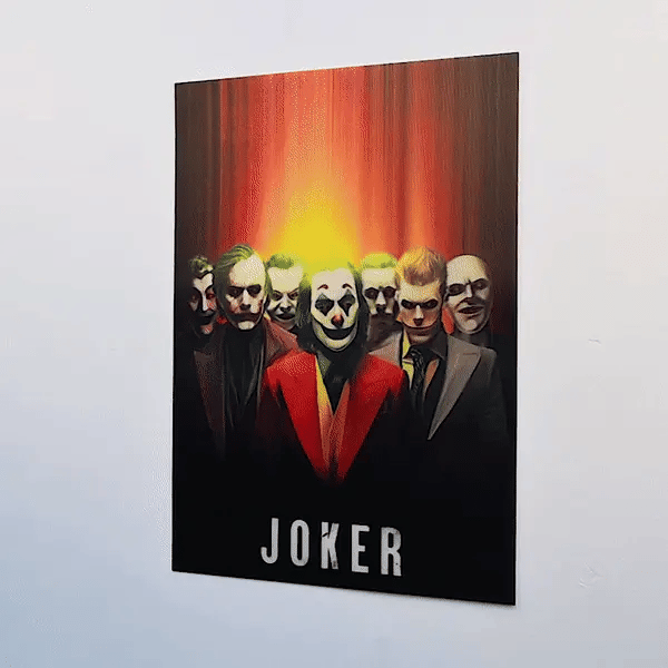 Joker and Batman 3D Poster | DC Transition Poster for Wall Decor ...