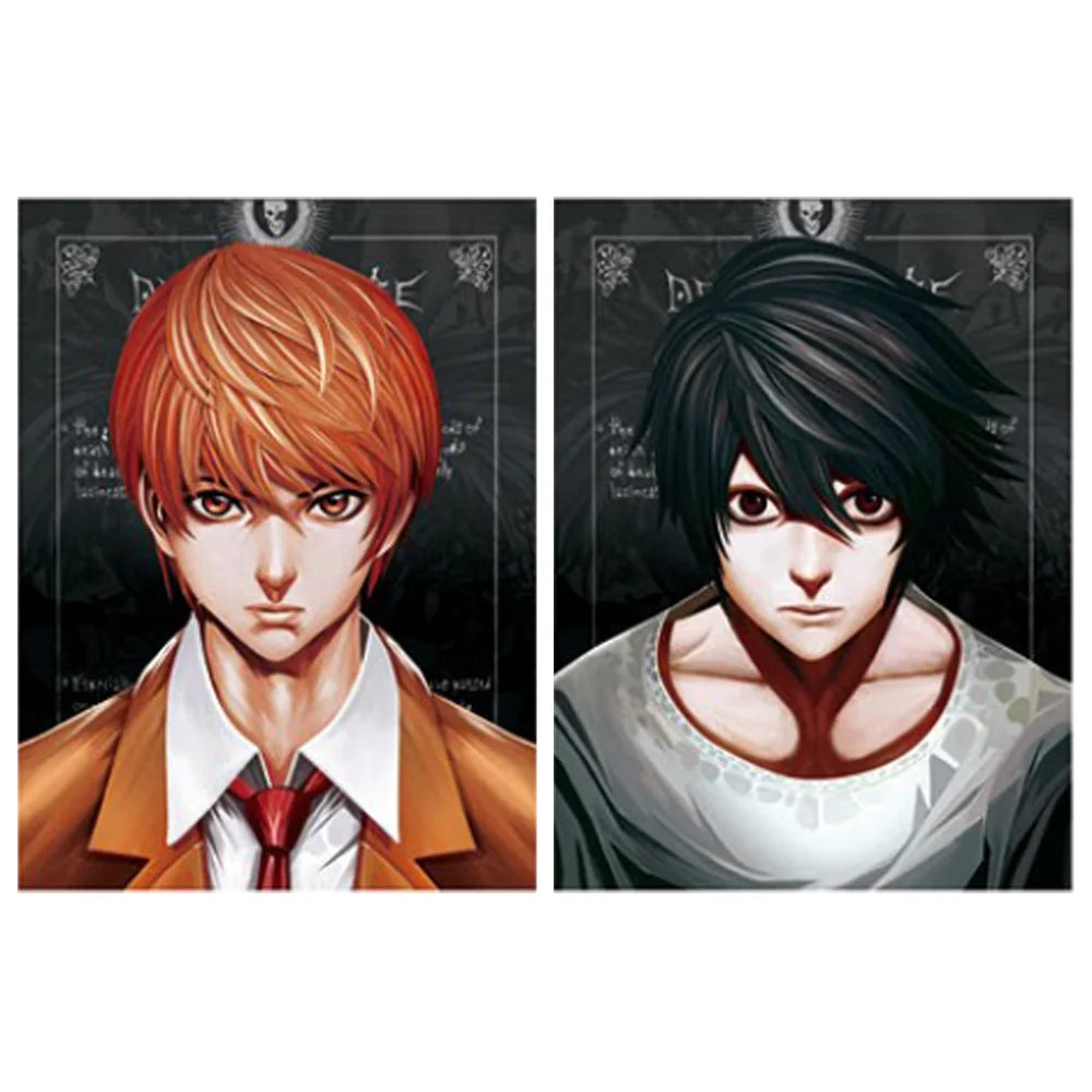 Light & L Death Note 3D Transition Poster – Ruvido Caso