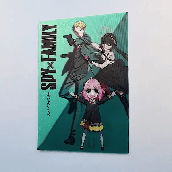 Spy x Family 3D Poster | Anime 3D Transition Poster – Ruvido Caso